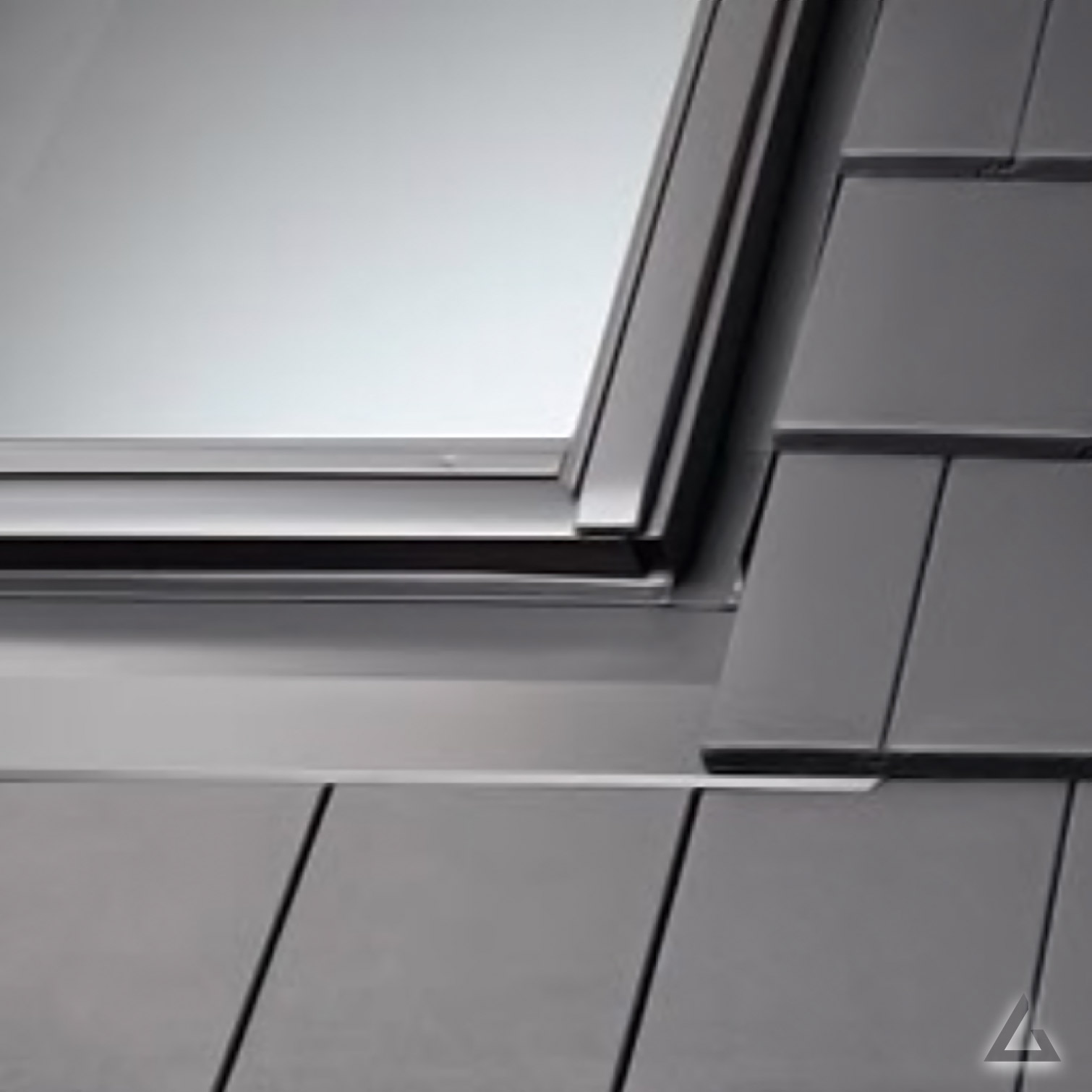 VELUX Eindeckrahmen EDT FK06 2000 flache Ziegel, Alu, inkl. Dämm- und ...