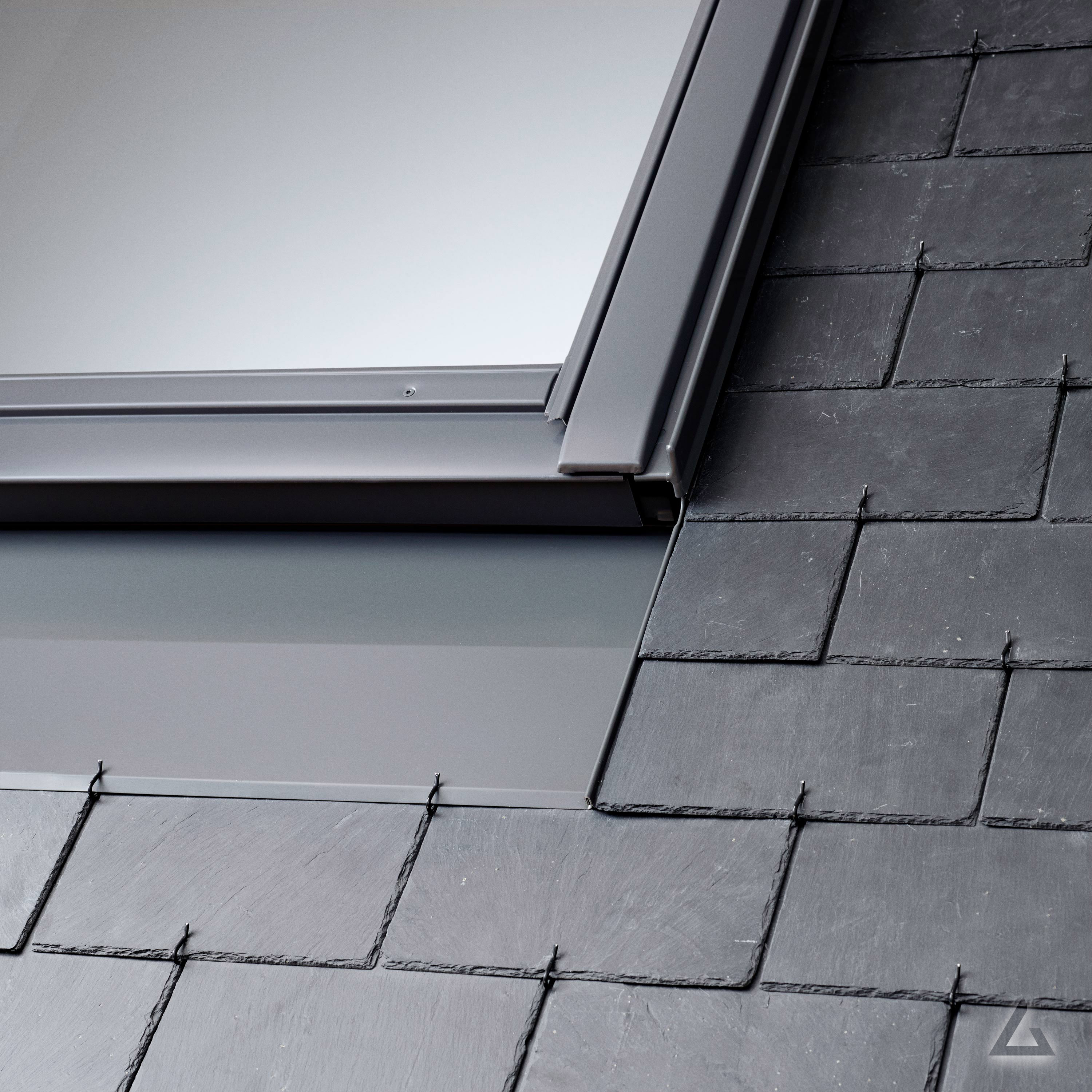 VELUX Eindeckrahmen ES Y43 1000 Schiefer Stehfalz inklusive BFX Alu ...