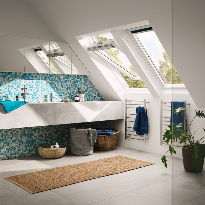 VELUX Schwingfenster GLU CK02 0051 Kunststoff, Griff oben günstig ...