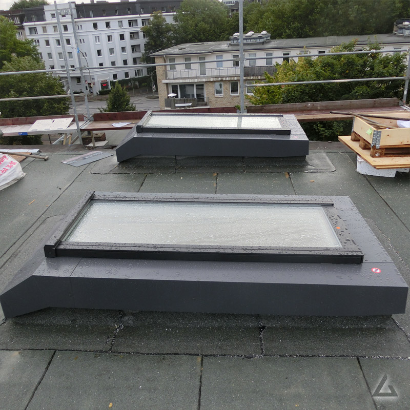 VELUX Oberlicht-System HVC 080200 SL0038T elektrisch öffnend, 3-fach ...