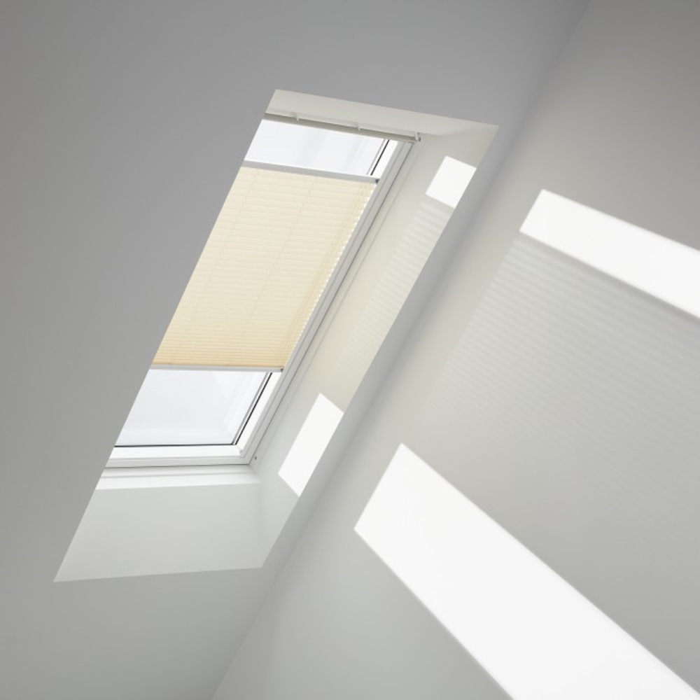 VELUX Plissee manuell FHL C06 1278S Cremebeige, Schiene alu günstig ...