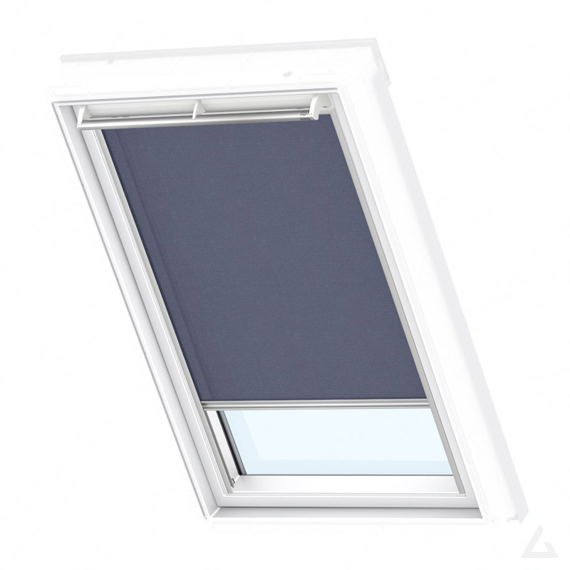 VELUX Rollo manuell RFL Y85 9050S Dunkelblau, Schiene alu günstig ...