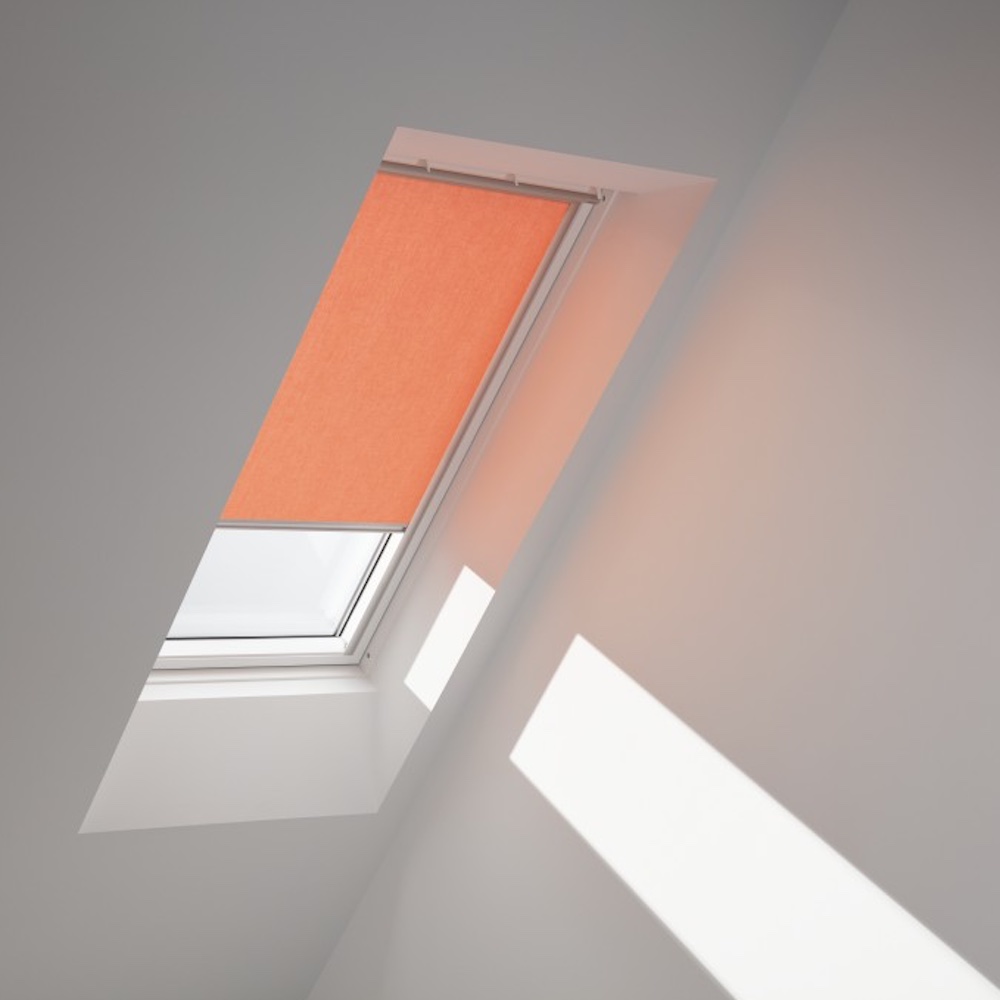 VELUX Rollo elektro RML 206 4164S Orange Schiene alu g nstig kaufen bei DACHGEWERK