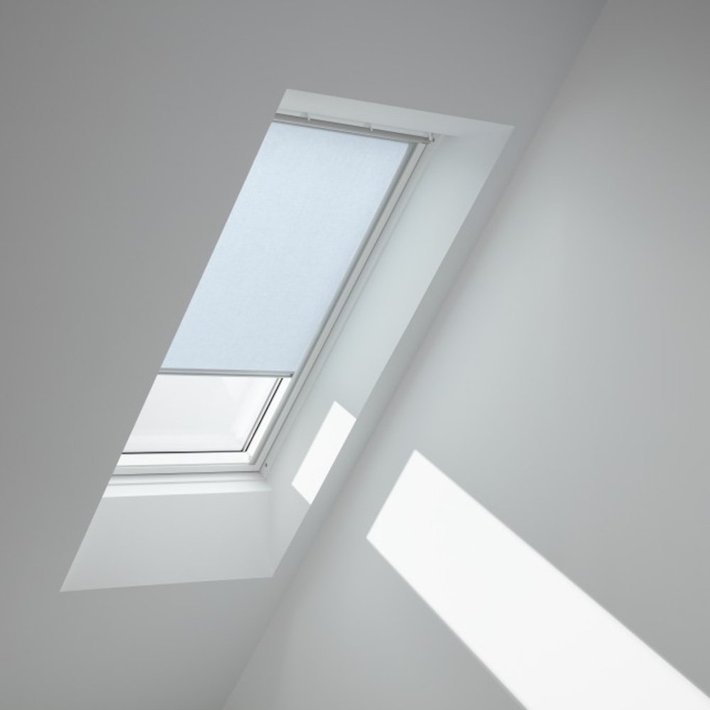 VELUX Rollo solar RSL SK08 4166SWL Himmelblau, Schiene weiß günstig ...