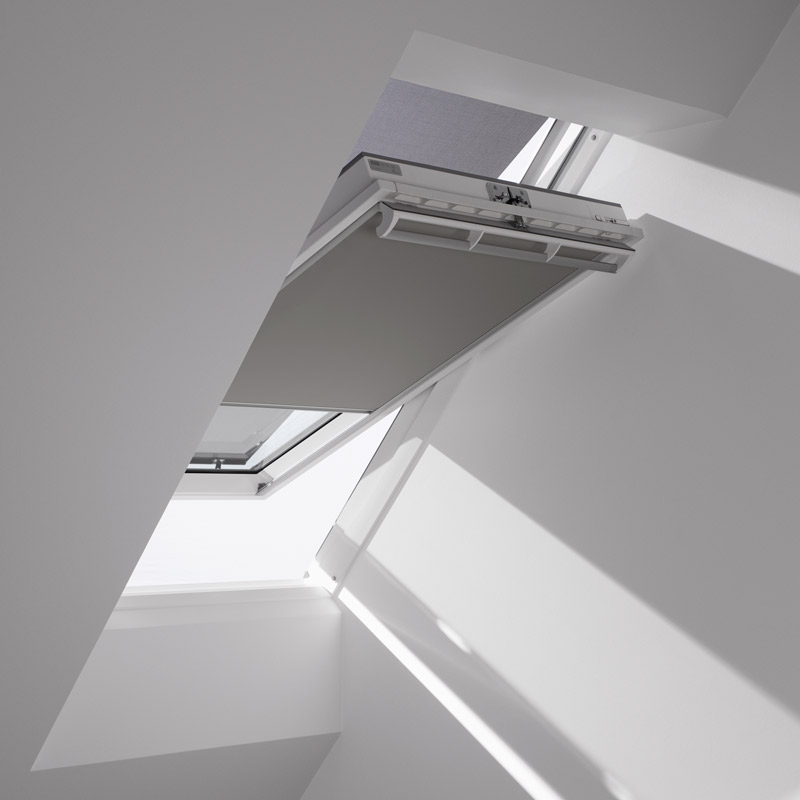 VELUX Vorteils-Set DOP MK12 0705SWL Grau/Schwarz, Schiene weiß günstig ...